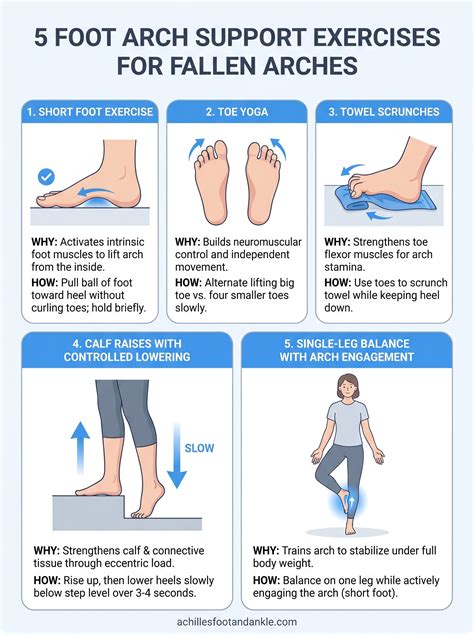 5 Foot Arch Support Exercises To Strengthen Fallen Arches Podiatrists