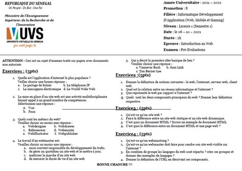 epreuve introduction au web pdf