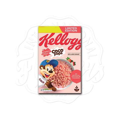 Kelloggs Coco Pops Strawberry And White Chocolate Cereal 480g Flavers International Flavours Shop
