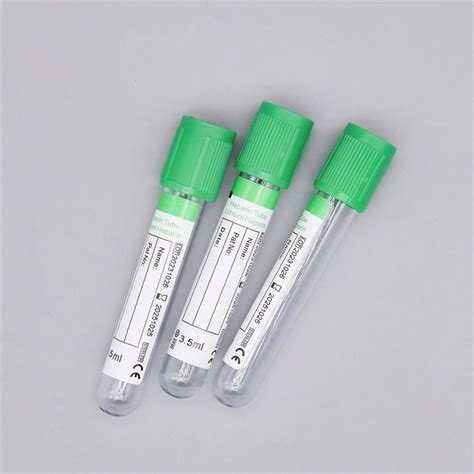 China Heparin Gel Tube Manufacturers Factory Customized Heparin Gel