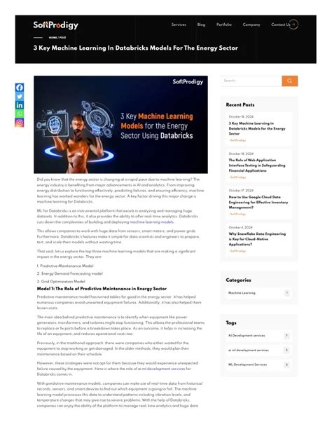 Ppt 3 Key Machine Learning In Databricks Models For The Energy Sector