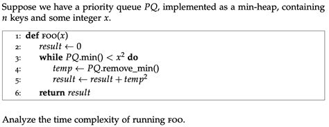solved suppose we have a priority queue pq implemented as a