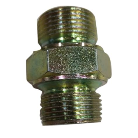 Golden Hexagonal MS Connector For Hose Fittings Size 1 4 At 200 Piece In Kolkata