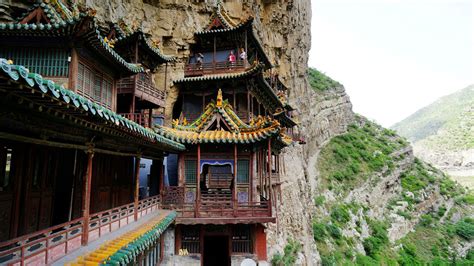 Hanging Templexuankong Si Hanging Monastery Datong