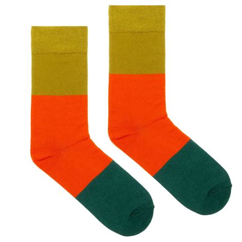 Organic Cotton Colorful Socks Autumn In The Forest Size 36 41