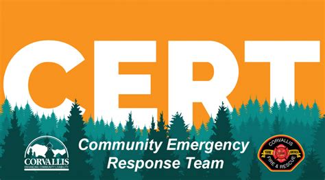 Community Emergency Response Team Cert Corvallis Oregon
