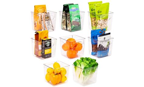 Up To 33 Off On Sorbus Plastic Storage Clear Groupon Goods