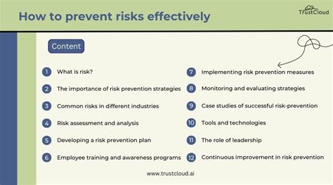 how to prevent risks effectively 5 important strategies