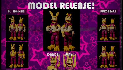 Stylized Fredbear And Springbonnie Model Release By Someguyproductions