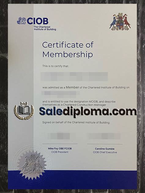 Where To Order Fake Ciob Certificate Online