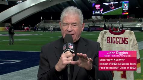 Pro Football Hall Of Fame Running Back John Riggins Joins Super Bowl