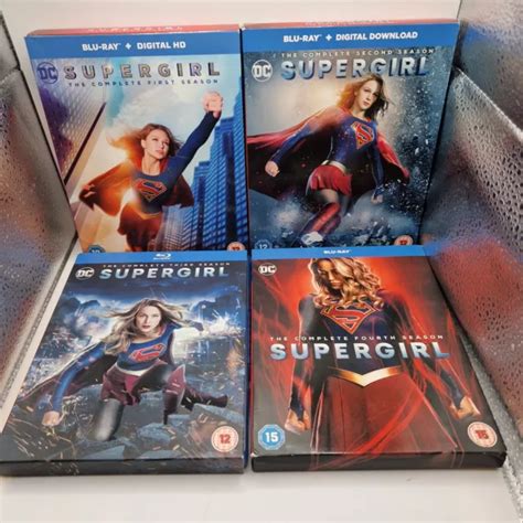 Supergirl Series Seasons 1 4 Blu Ray 87 Episodes Uk Pal Region