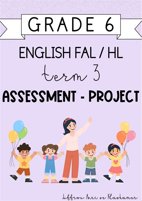 Grade 6 English Hl Fal Term 3 Project 2024