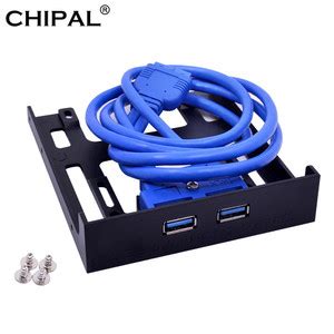 Jual Chipal 20Pin 2 Port Usb3.0 Hub Usb 3.0 Front Panel Cable - Jakarta ...