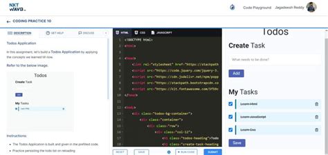 Jagadeesh Reddy M On Linkedin Day65 100daysofcodechallenge Html Css Javascript