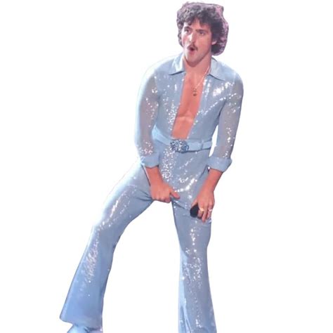 Benson Boone Blue Sparkly Jumpsuit La Grammys 2025 Performance Etsy