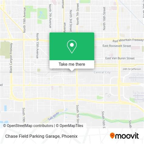 Chase Field Parking Map