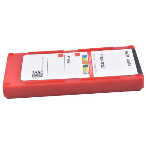 16er Ag60 Outside Thread Carbide Insert Ig201 Turning Inserts Pack Of 10 Icarbide