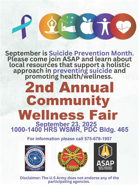 September Is Suicide Prevention Month White Sands Missile Range