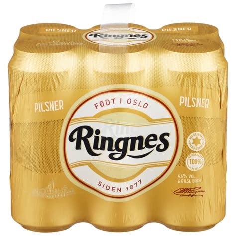 Ringnes Pilsner 0 5lx6 Boks Meny No