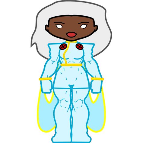 Marvel Chibi Ororo New By Micheetahel On Deviantart