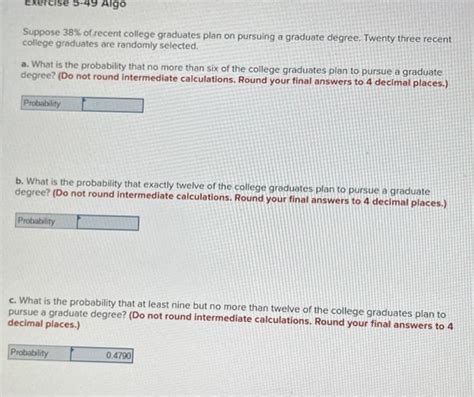 solved exercise 5 49 algo suppose 38 of recent college