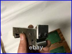 Machinist Lathe Mill Machinist Precision Sine Bar Block Set Up In Case