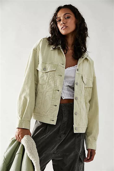 Levis 90s Cord Trucker Jacket Free People Uk