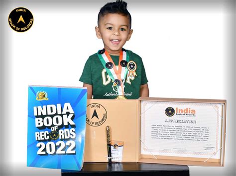 Ethan Rowan Bijoy Appreciation India Book Of Records