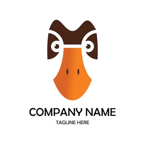 Premium Vector Duck Logo