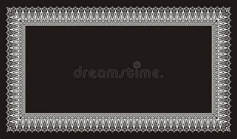 Vector Illustration Of Rectangular Frame Elements Stock Vector
