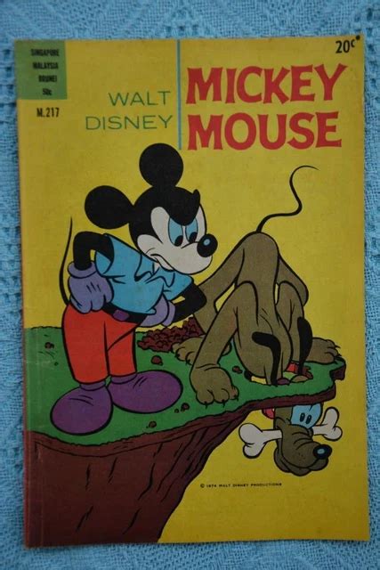 Collectable Walt Disney Comics Mickey Mouse 1974 M217 Mystery Of