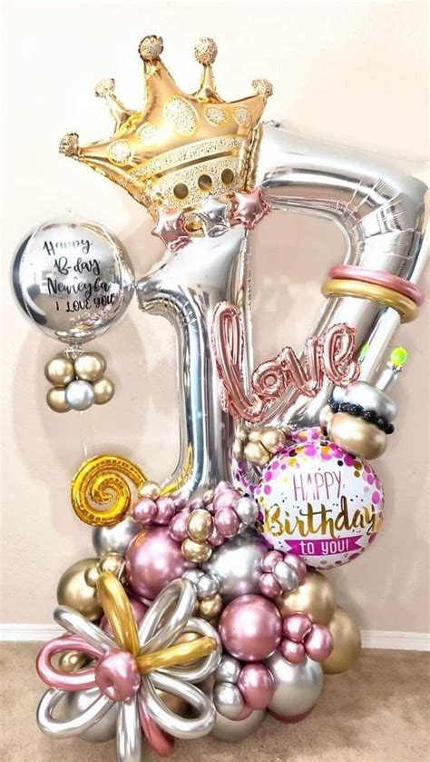 Bouquet De Globos 17 Años Love Arreglofloralmx