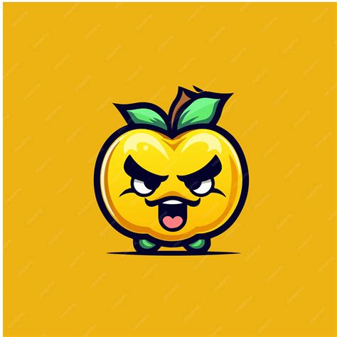 Premium Vector Apple Cartoon Cute Apple Vector Illustration