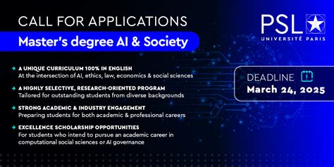 Master S Degree In Artificial Intelligence And Society Psl