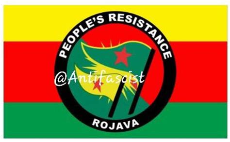 Peoples Resistance Rojava Ypj Ypg 3x5ft Flag Banner Kurdish Movement