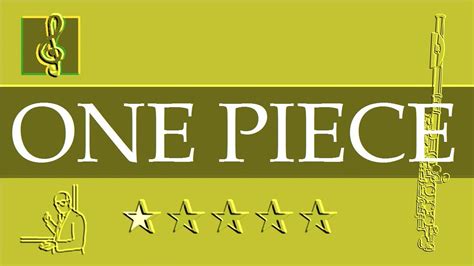Flute Notes Tutorial Binks Sake One Piece Sheet Music Youtube