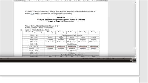 Matatag Class Program Based On Policy Finalpptx Education