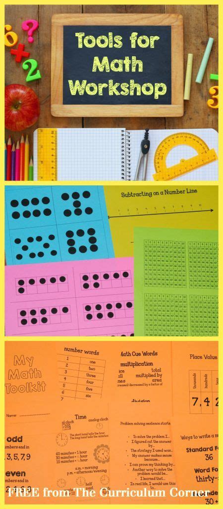 Printable Math Tools Math Tools Math Workshop Math