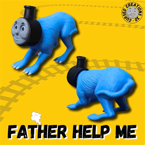 Father Help Me Train Meme Cursed Thomas Meme T Etsy Uk