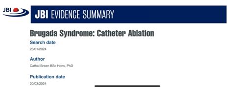 New Evidence Summary Professor Breen Summarises The Best Available