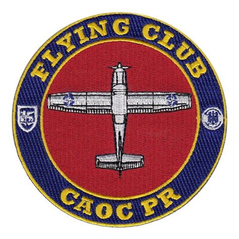 Caoc 5 Flying Club Patch Nato Combined Air Operations Center 5