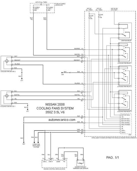 350z Cooling Fan Wiring Diagram Circuit Diagram
