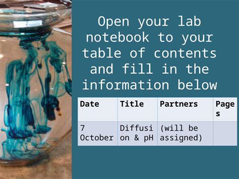 Ppt Diffusion Probes And Ph Lab Dokumen Tips