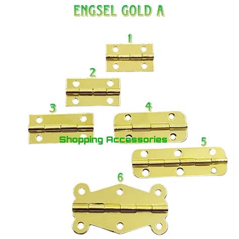 Jual Engsel Kecil Gold A Engsel Mini 1pcs Shopee Indonesia
