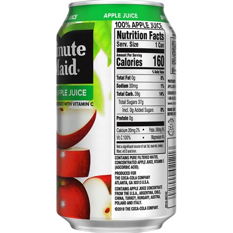 Minute Maid 100 Juice Apple 11 5 Fl Oz Delivery Or Pickup Near Me