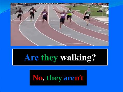 Present Continuous Interrogative Grammar Guides Picture Description