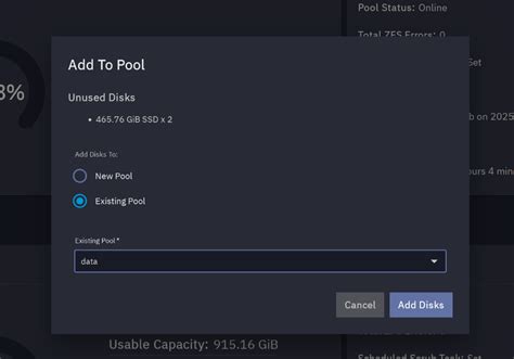 Adding To Mirror Truenas General Truenas Community Forums