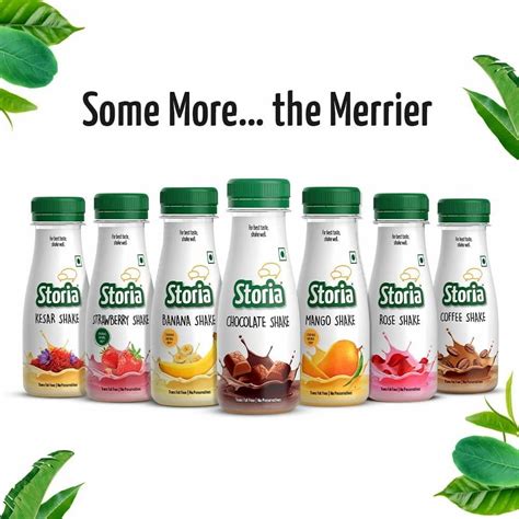 Storia Assorted Pack Of Milkshakes Indias Highest Fruit Content Shake