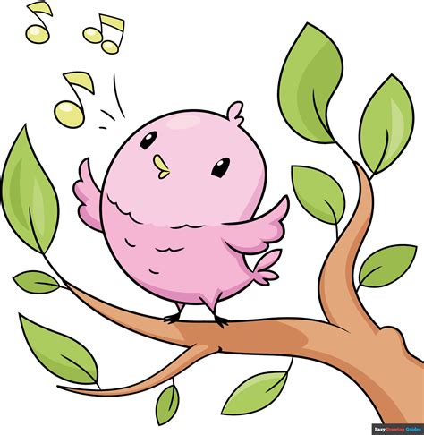 Cute Bird Drawing